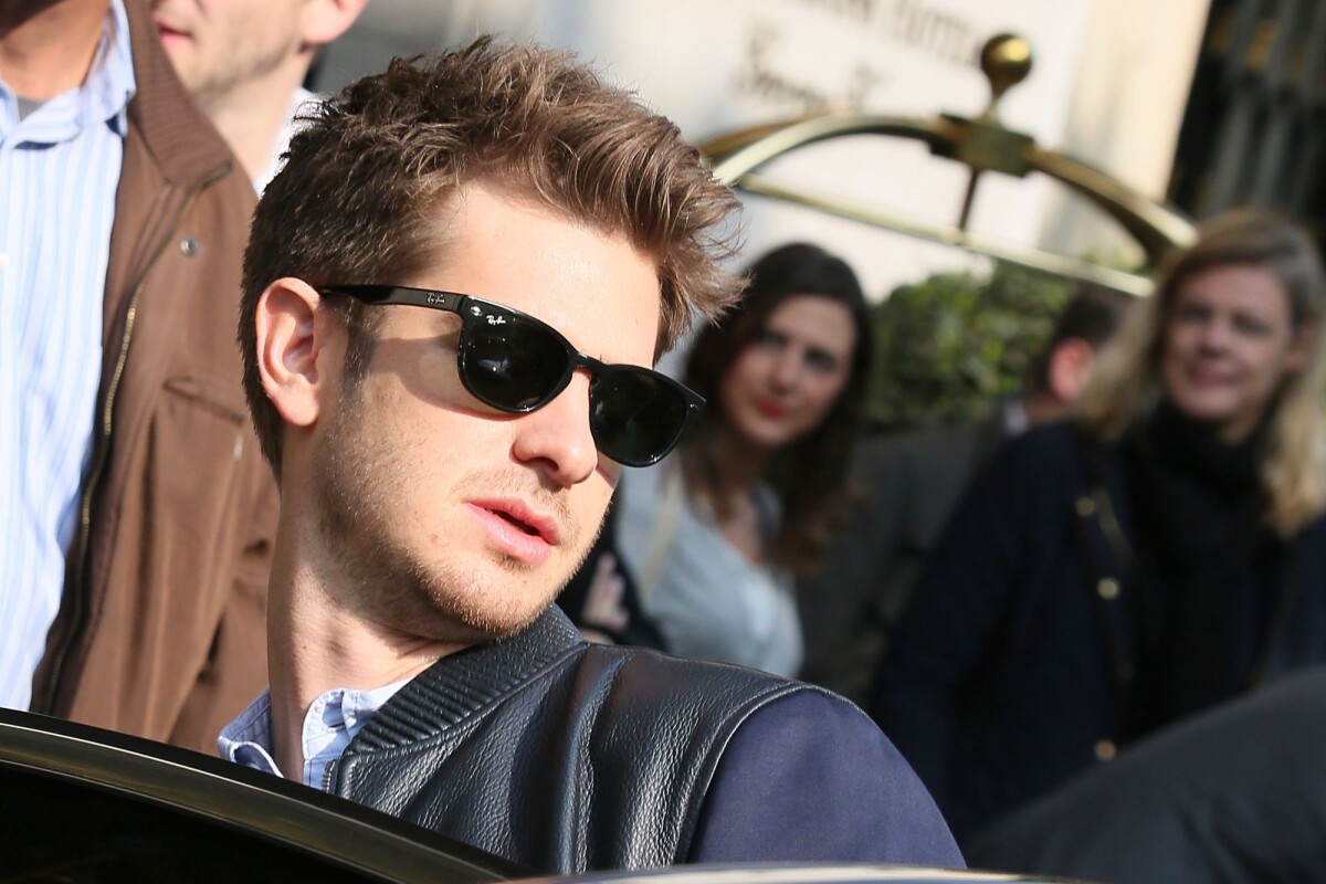 Photo : Exclusif - Andrew Garfield à Paris le 11 avril 2014. - Purepeople