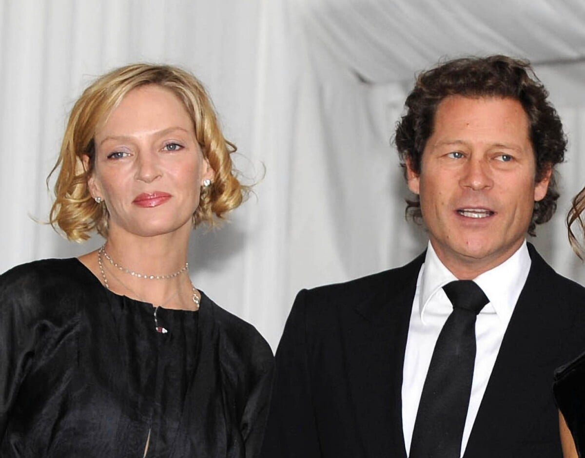 Photo : Uma Thurman et Arpad Busson lors de la soirée Ark à Londres le ...