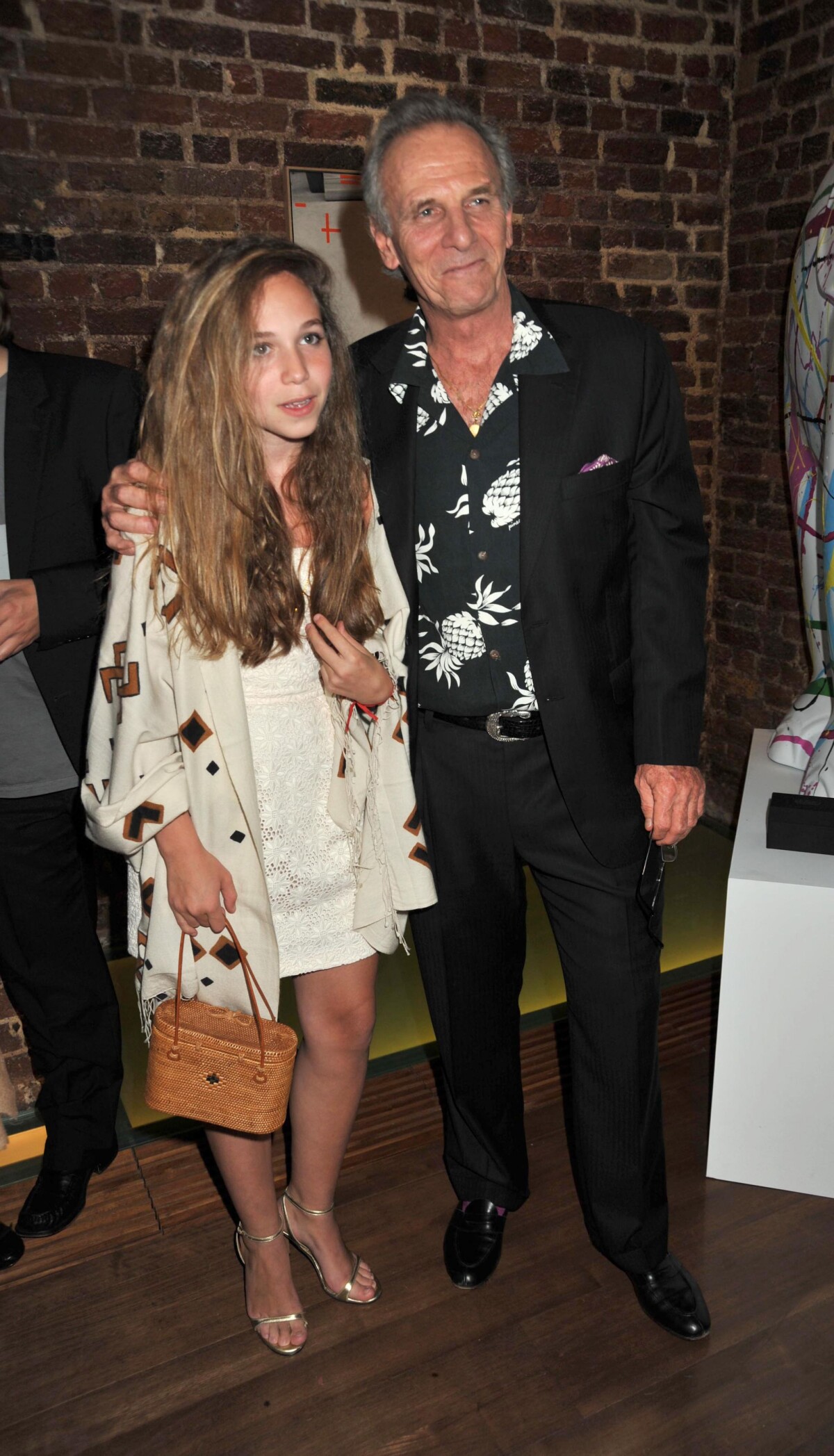 Photo : Mark Shand, avec sa fille Ayesha le 23 juin 2009. - Purepeople