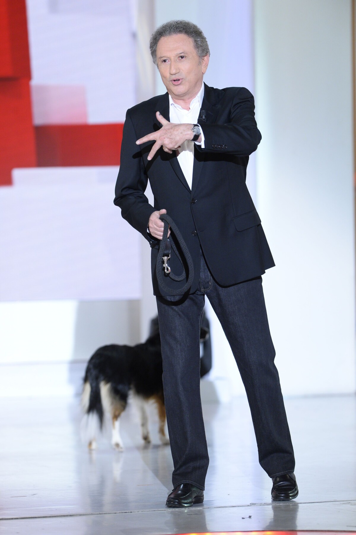 Photo : Michel Drucker - Enregistrement de l'émission "Vivement ...