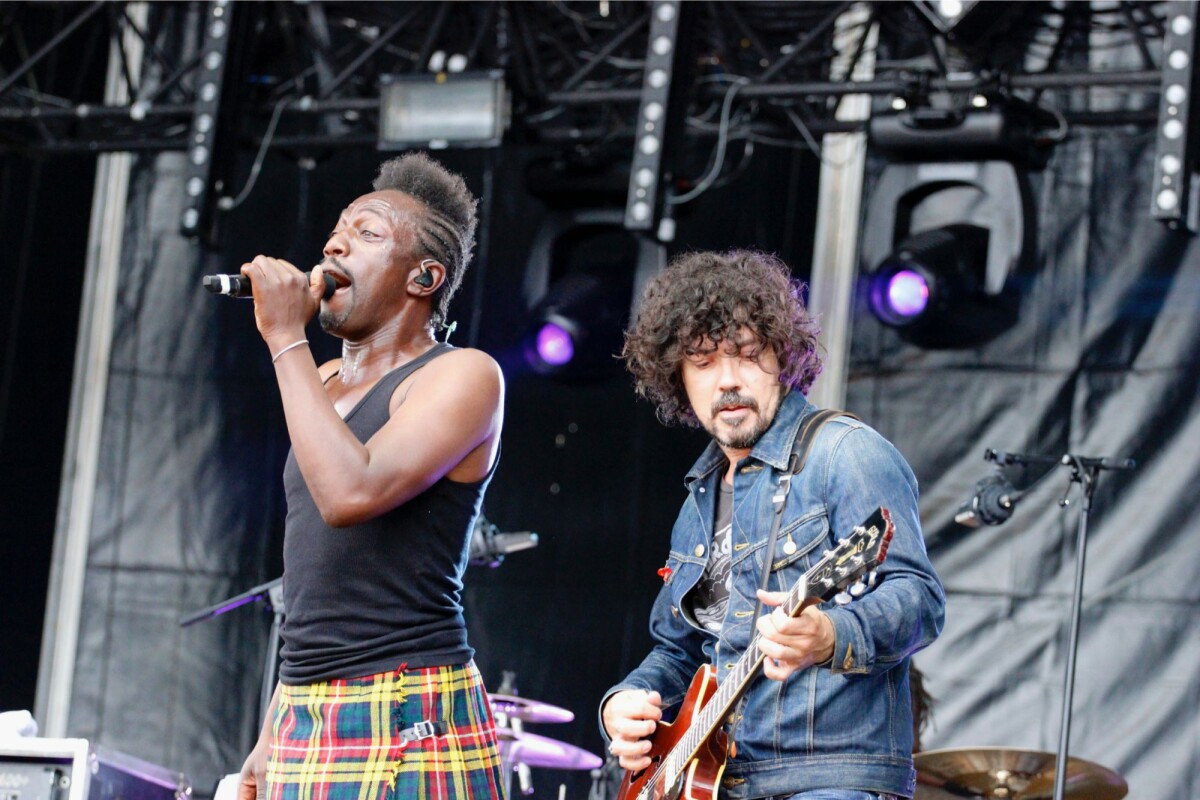 Photo : Marco Prince et Yarol Poupaud (FFF) - 3e jour du festival ...