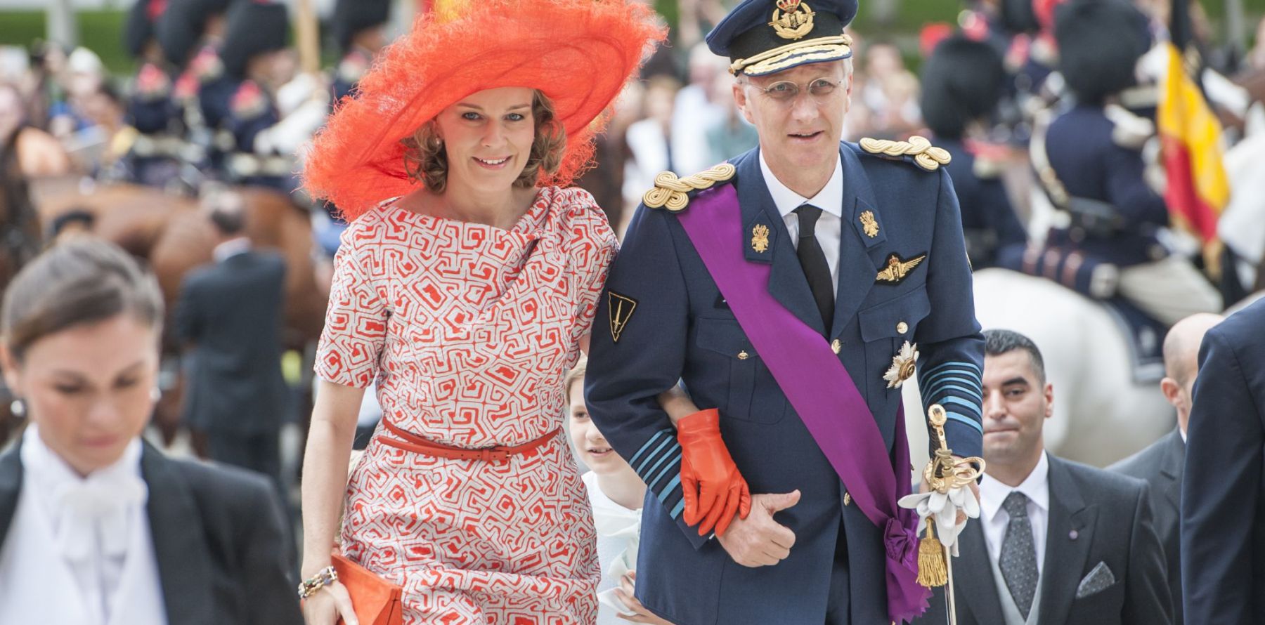 Philippe et Mathilde de Belgique : Leurs enfants au top pour la fête ...