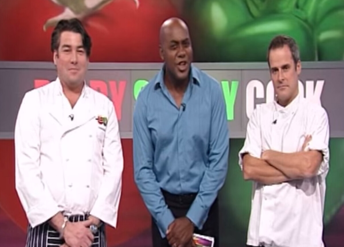Photo : Ross Burden (à gauche), chef star du petit écran britannique ...
