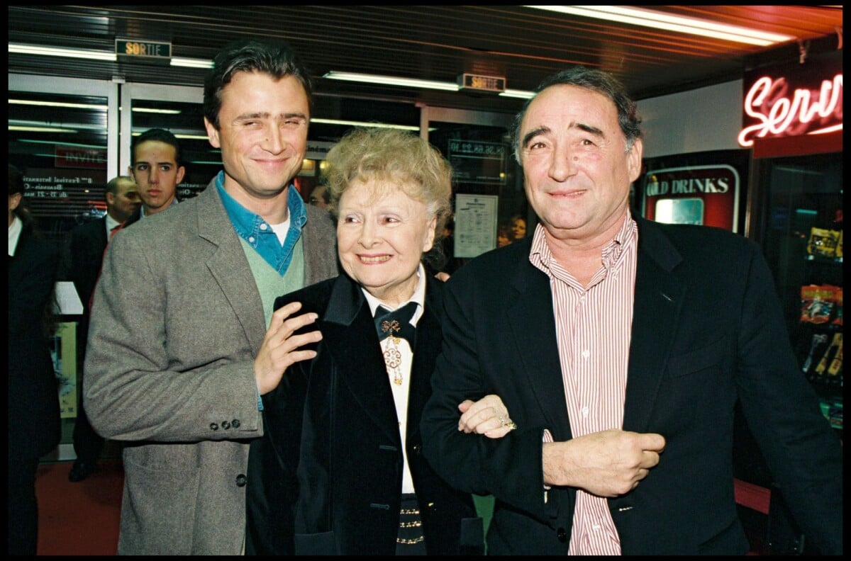 Photo : Alexandre Brasseur, Odette Joyeux et Claude Brasseur en mars ...
