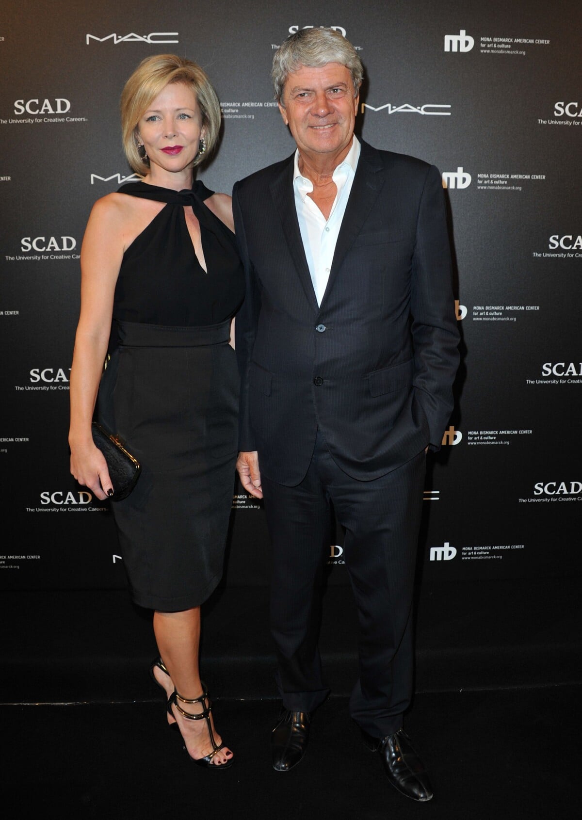 Photo : Yves Carcelle et sa femme à l'exposition "Little Black Dress" à ...