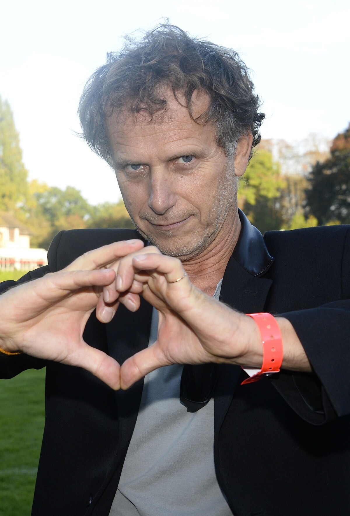 Photo : Charles Berling au Triathlon des Roses dans le Domaine National ...
