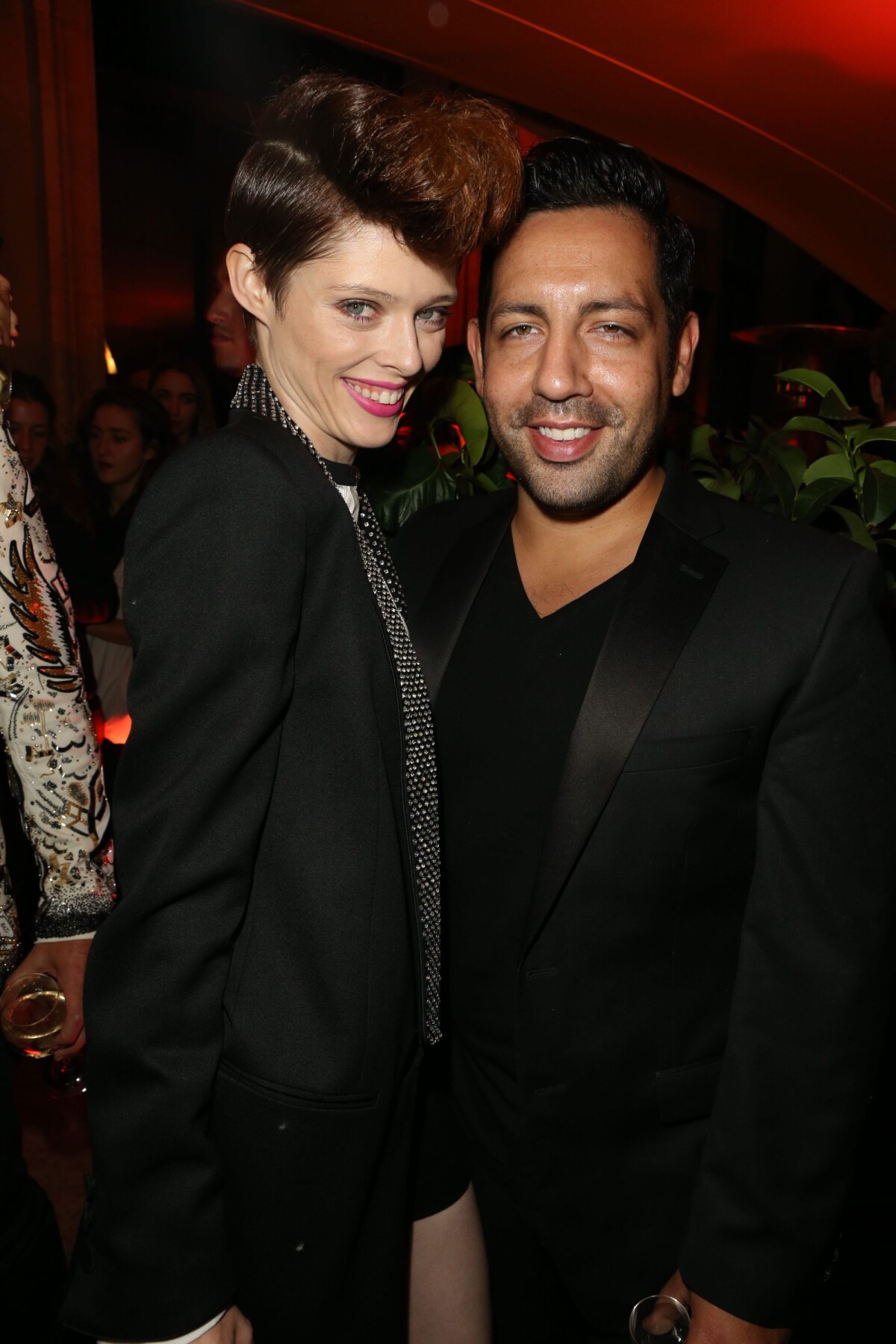 Photo : Coco Rocha et James Conran au diner Pucci au restaurant ...