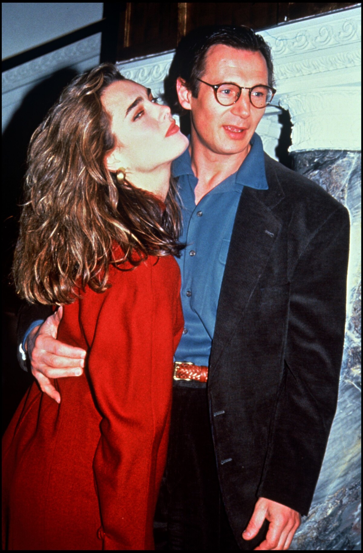 Photo : Brooke Shields et Liam Neeson en 1993. - Purepeople