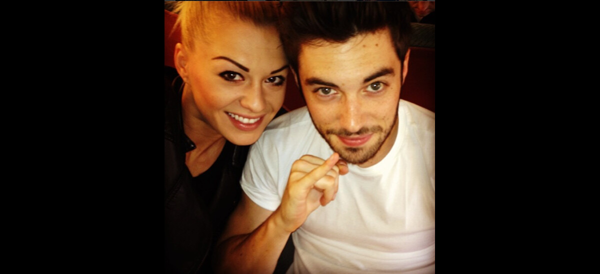 Photo : Katrina Patchett et valentin le 2 mai 2014. - Ode (Purepeople)