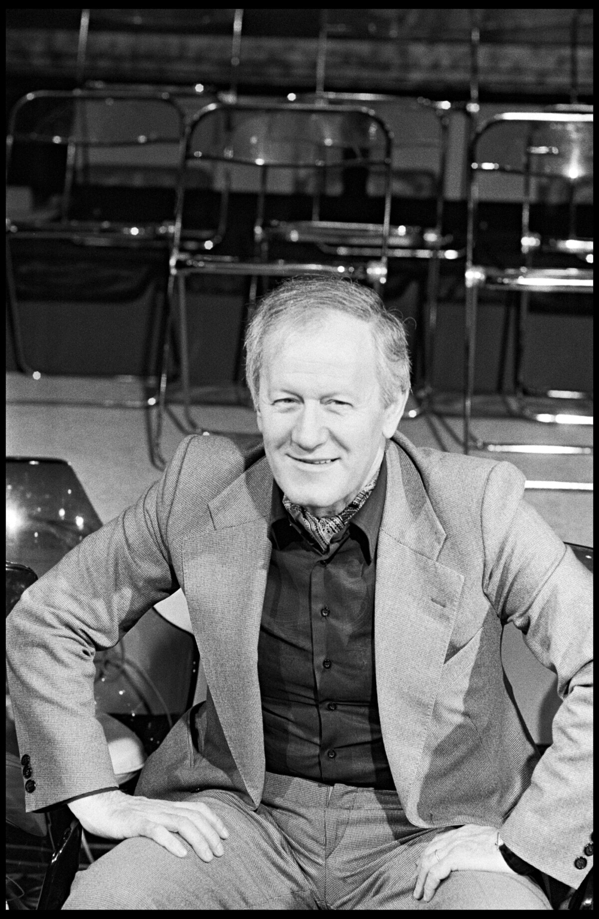 Photo : Jacques Chancel dans Le Grand Echiquier en juin 1979. - Purepeople