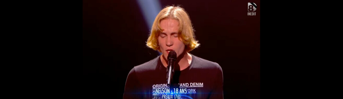 Photo : Nelson dans Nouvelle Star 2015 lors de l'épreuve du théâtre ...
