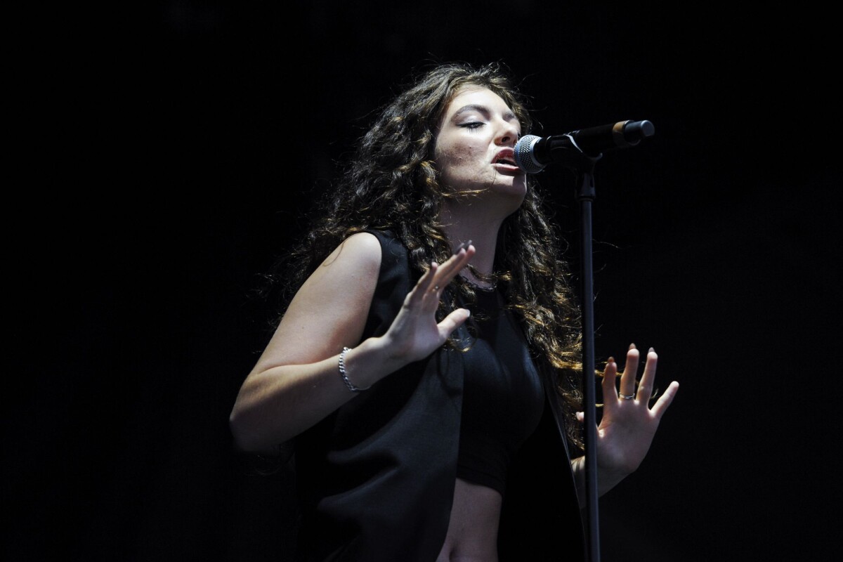 Photo : La chanteuse Lorde en concert au festival "Austin City Limits ...