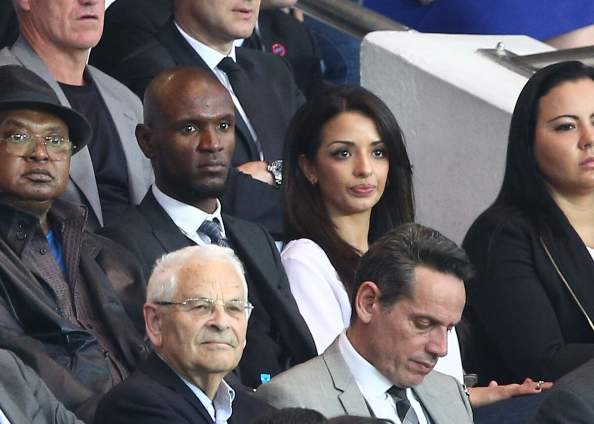 Photo : Eric Abidal et sa femme Hayet lors de la rencontre entre le ...