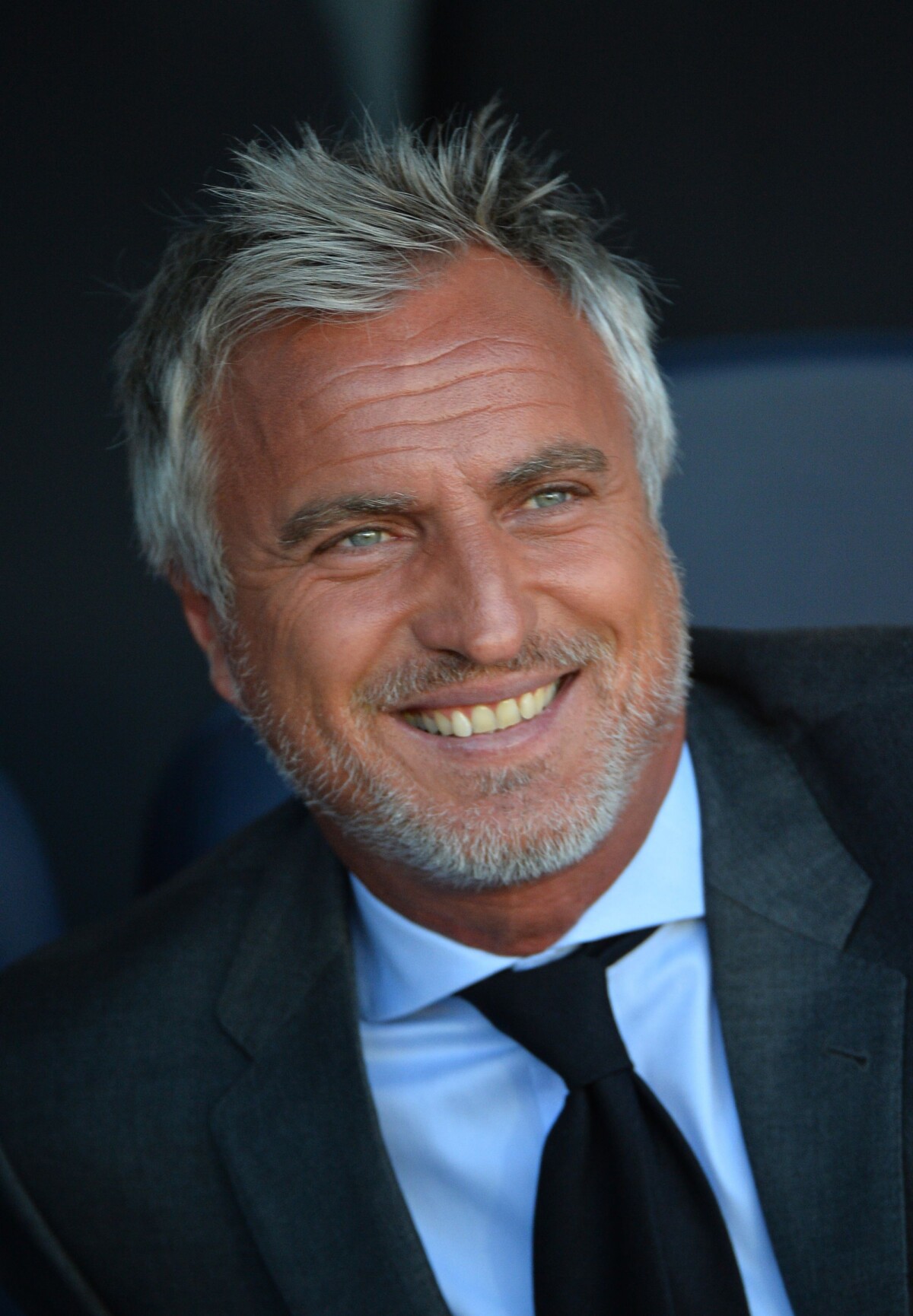 Photo : David Ginola lors de la rencontre entre le Paris Saint-Germain ...