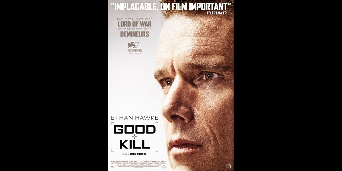 Photo : Affiche de Good Kill. - Purepeople