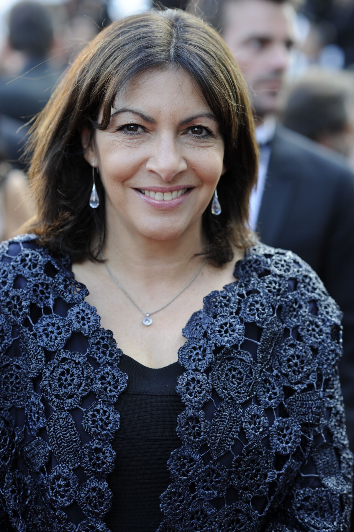 Photo : Anne Hidalgo - Montée des marches du film "Irrational Man" (L ...