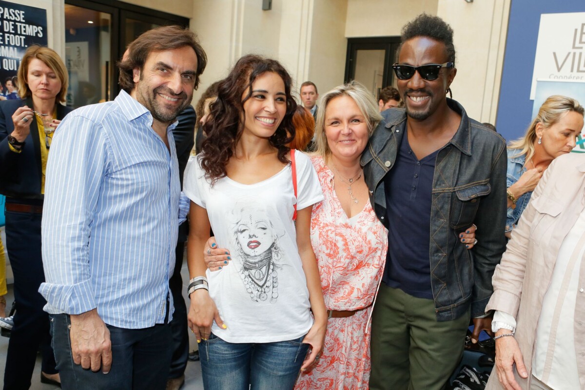 Photo : André Manoukian, Aïda Touihri, Valérie Damidot et Marco Prince ...