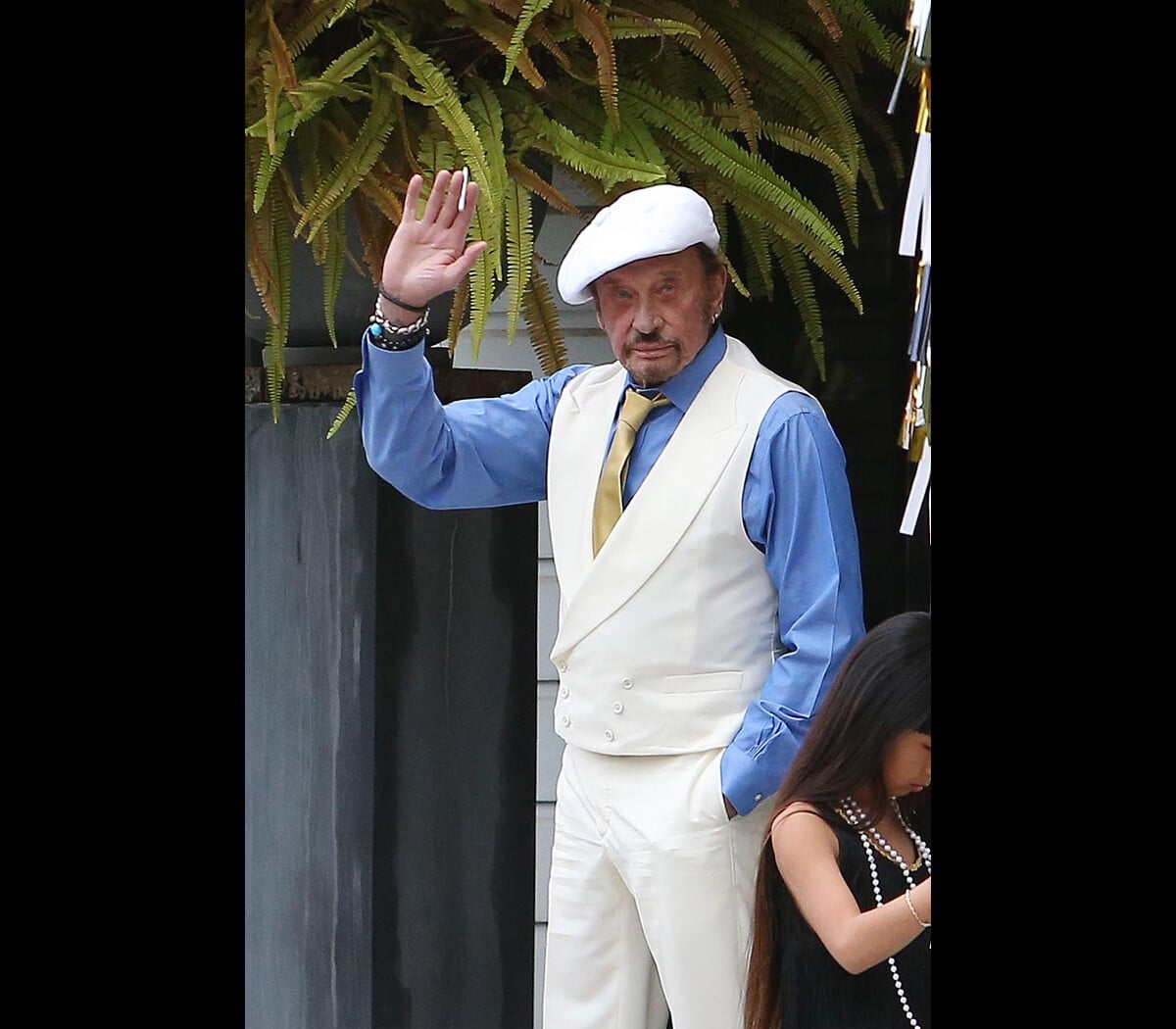 Photo : Exclusif : Johnny Hallyday habillé en Gatsby le Magnifique et ...