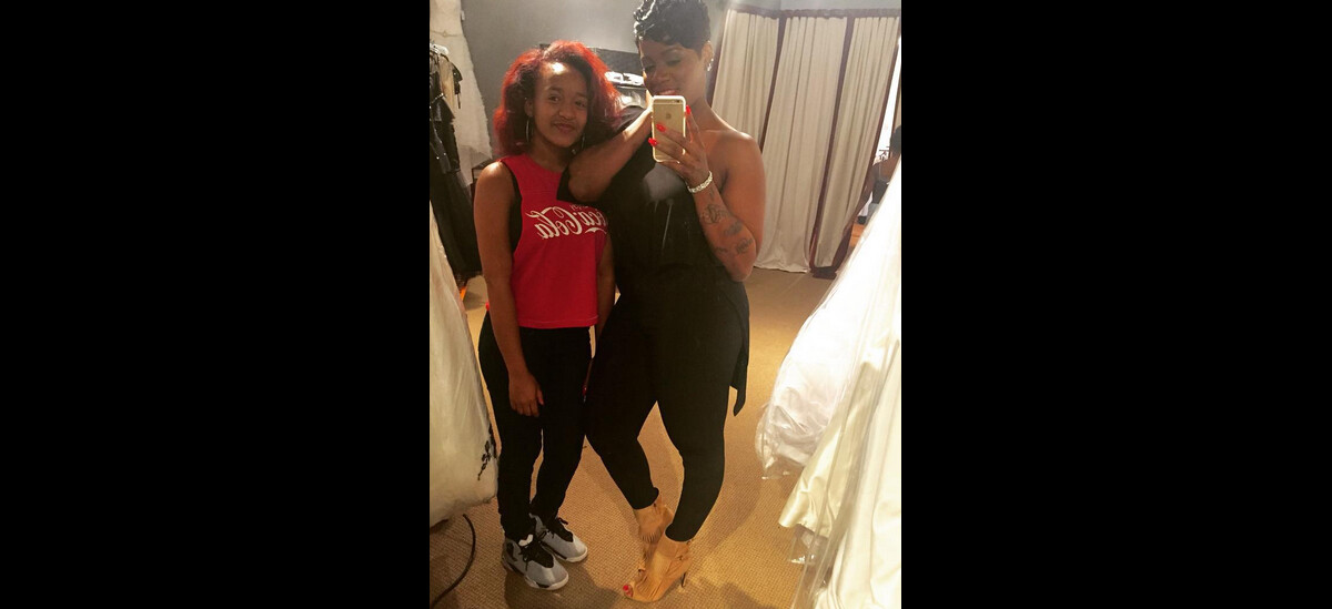Photo : Fantasia Barrio et sa fille Zion Quari / juillet 2015 - Purepeople