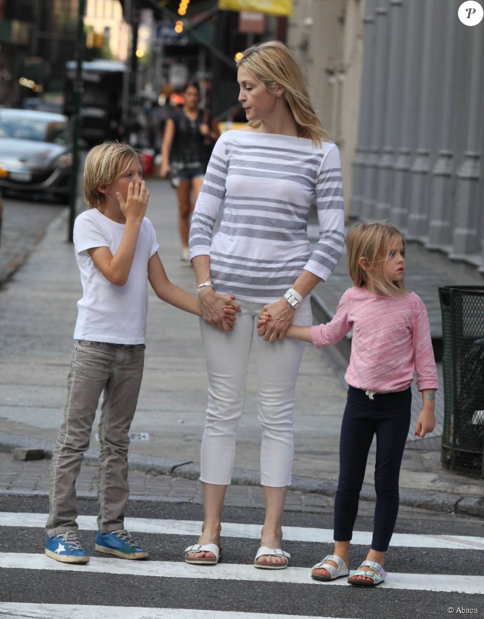 Kelly Rutherford et ses enfants Hermes et Helena ainsi que son ...