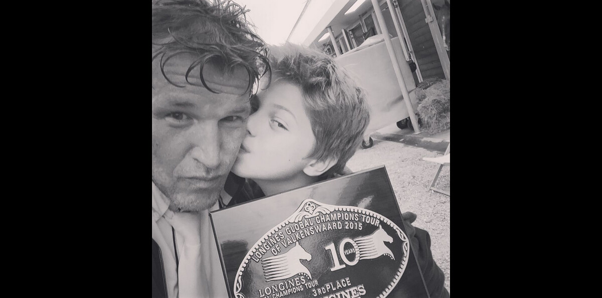 Photo : Benjamin Castaldi : moment de complicité avec son fils Enzo ...