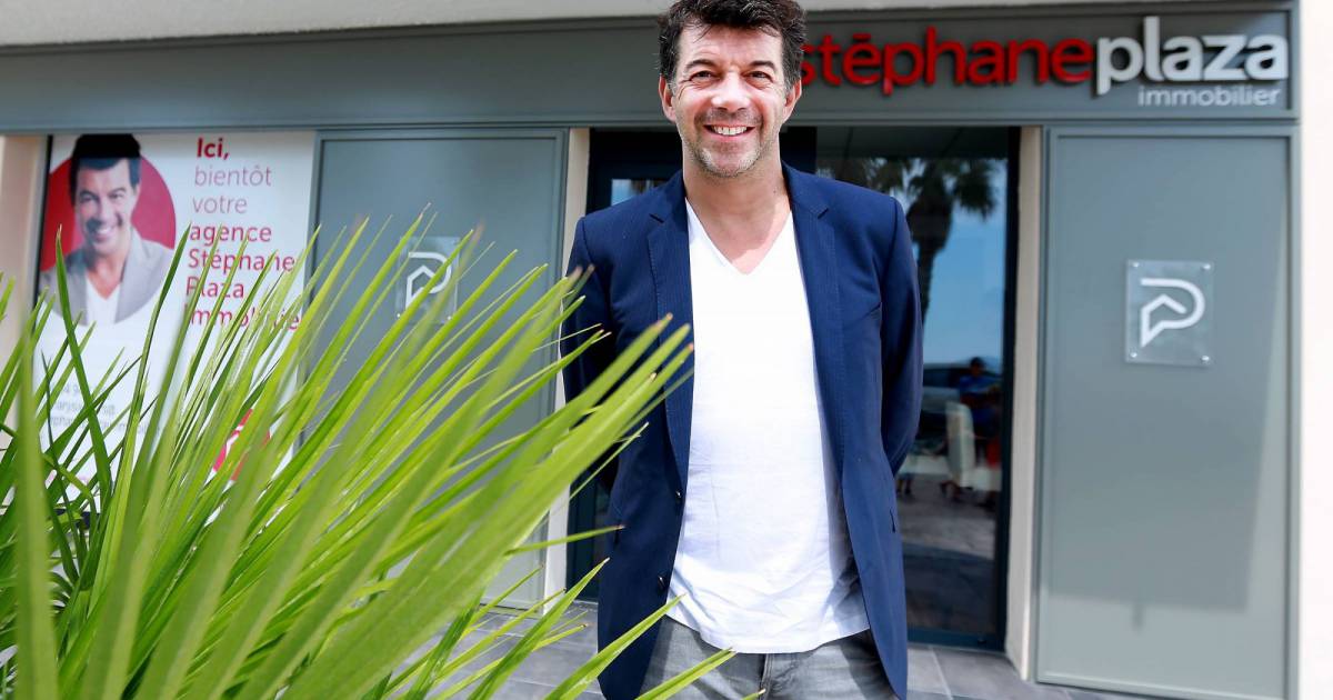 Exclusif - L'animateur Stéphane Plaza, devant de sa nouvelle agence ...