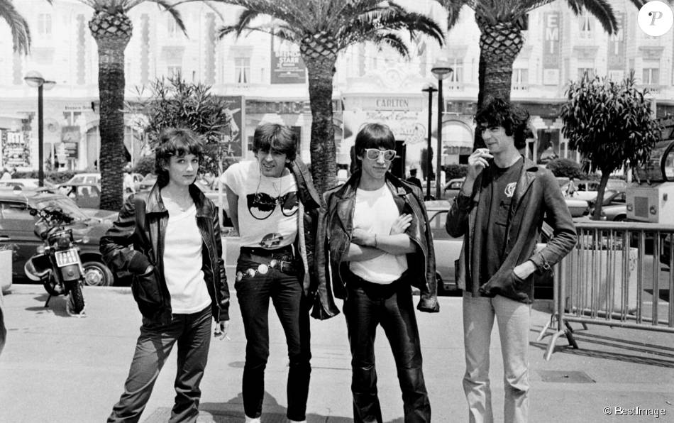 Le groupe Téléphone, composé de Jean-Louis Aubert, Louis Bertignac ...
