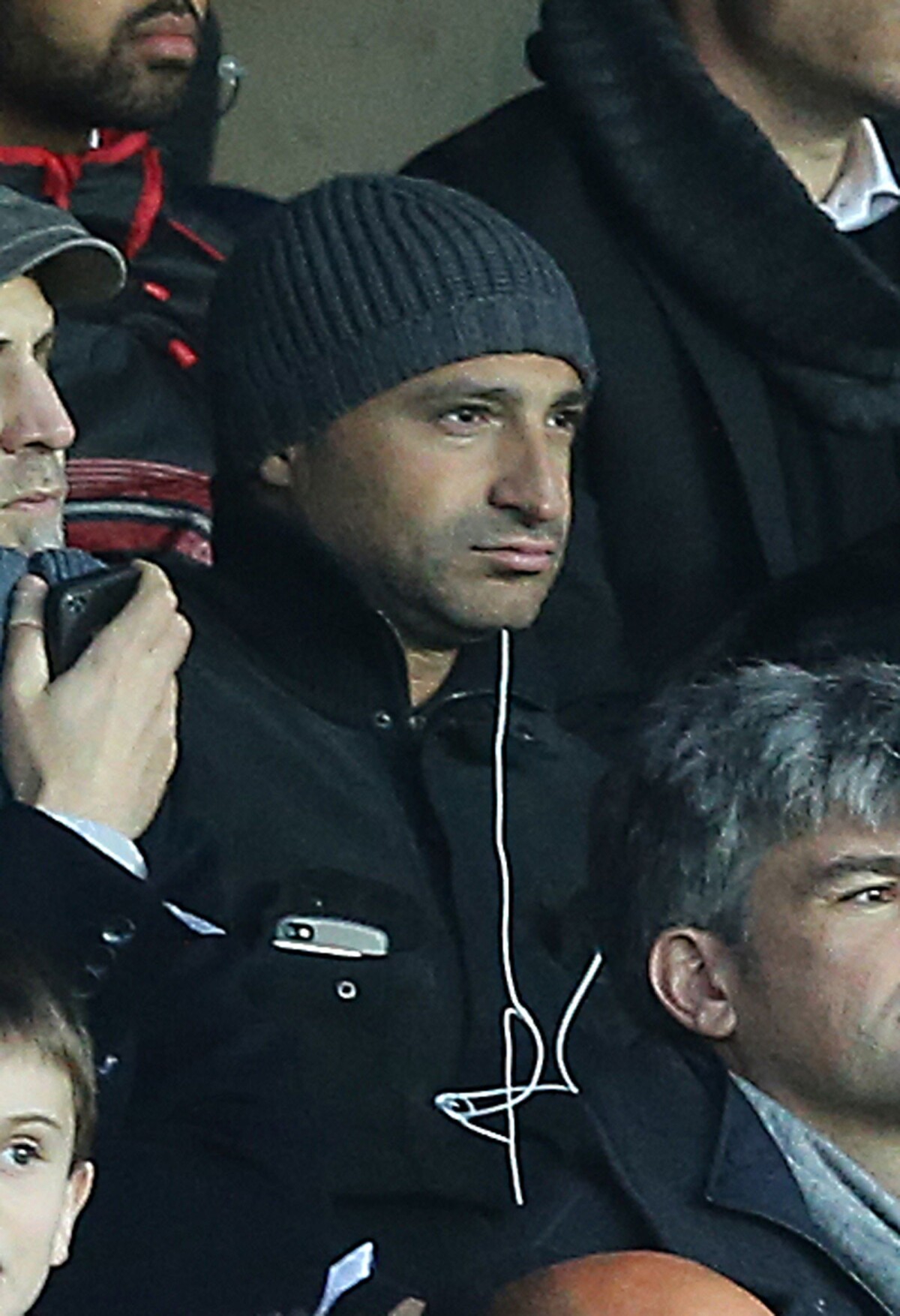 Photo : Thomas Fabius lors du match entre le Paris Saint-Germain et l ...