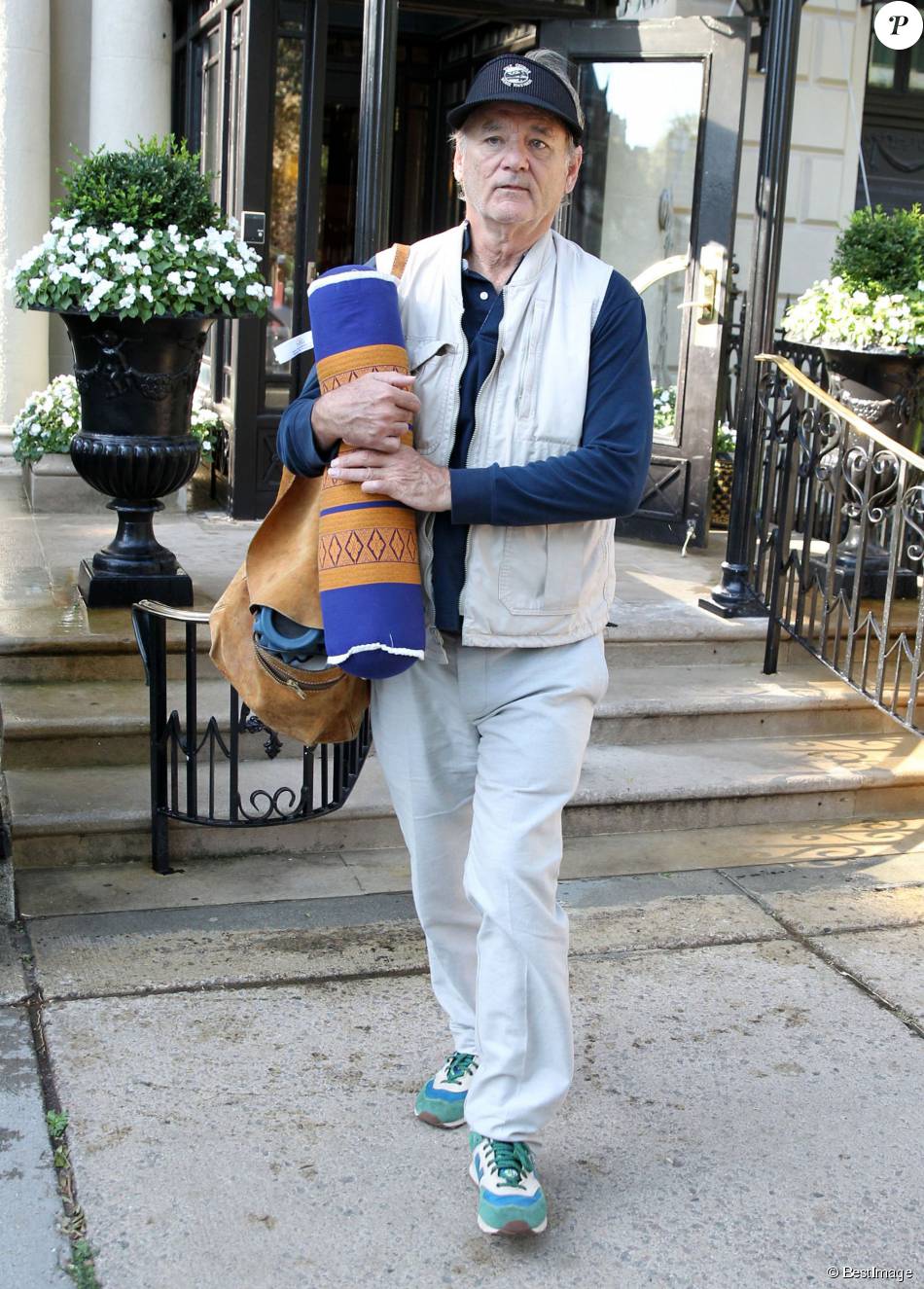Exclusif - Bill Murray arrive à l'aéroport de Boston, le 6 aout 2015 ...