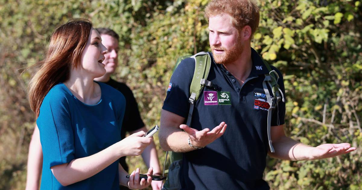 Le prince Harry a effectué le 30 septembre 2015 une marche d'une ...