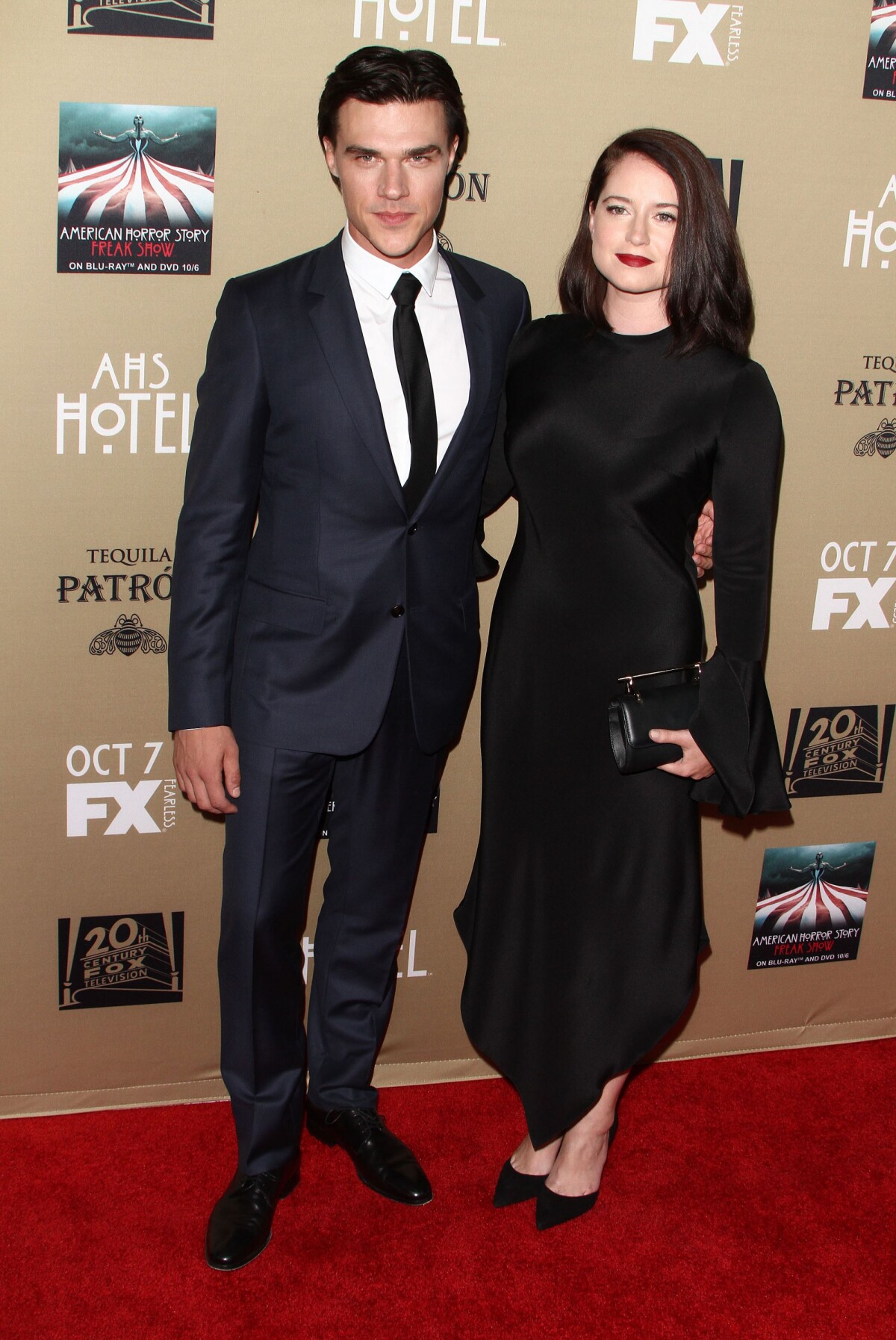 Photo : Finn Wittrocket sa femme Sarah Roberts à la première de ...