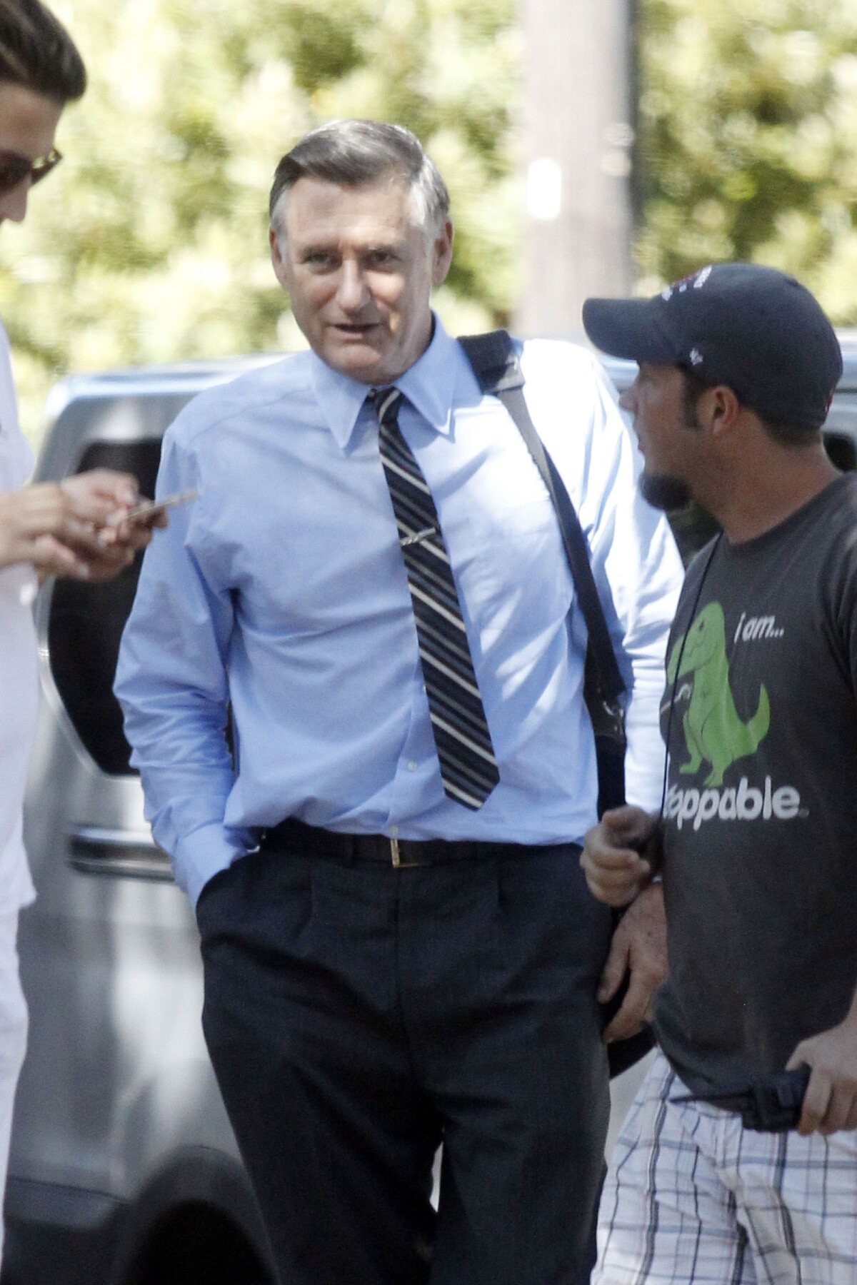 Photo : Exclusif - Woody Harrelson sur le tournage de 'LBJ' à La ...