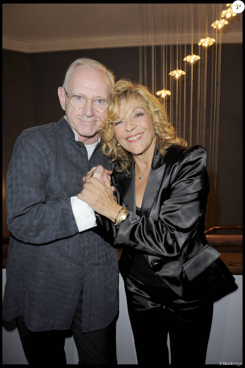 William Sheller et son amie Nicoletta qui célébrait ses 40 ans de scène ...