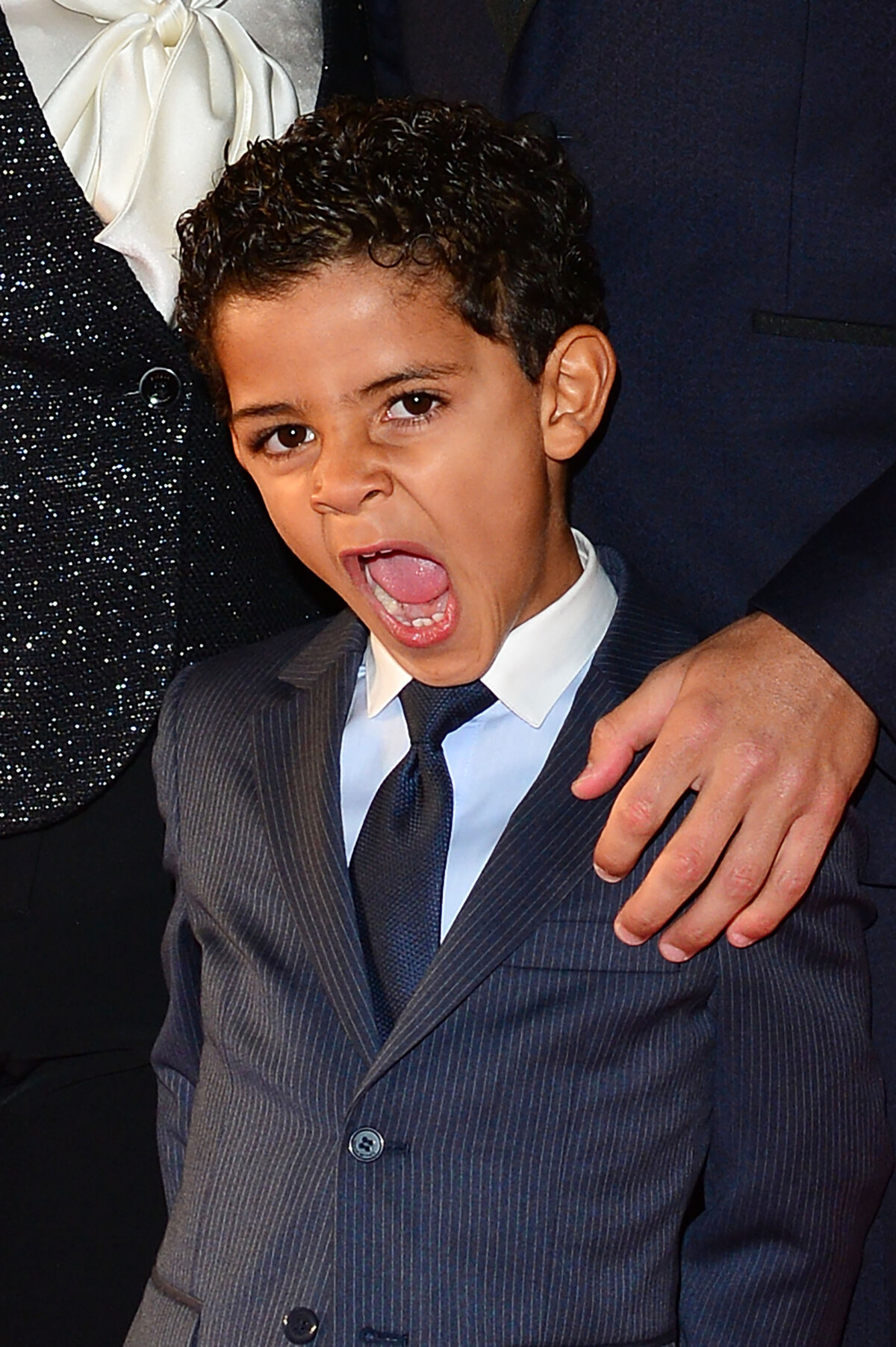 Photo : Cristiano Ronaldo Jr - Première du film "Ronaldo" à Londres le ...