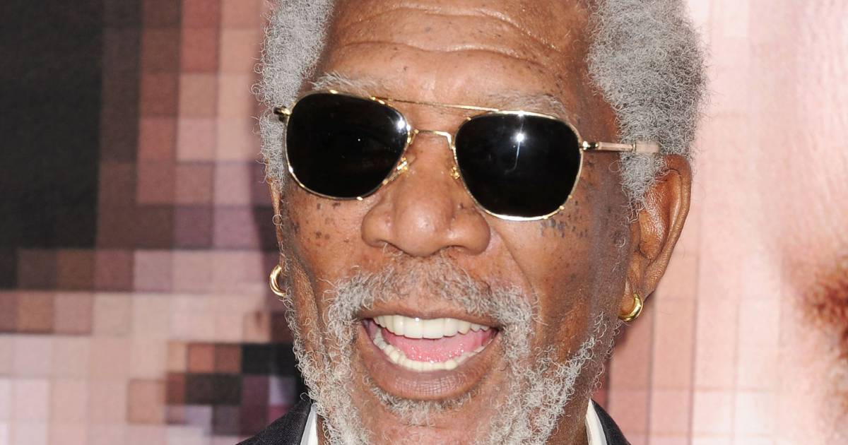 Morgan Freeman lors de la première du film Transcendance à Los Angeles ...