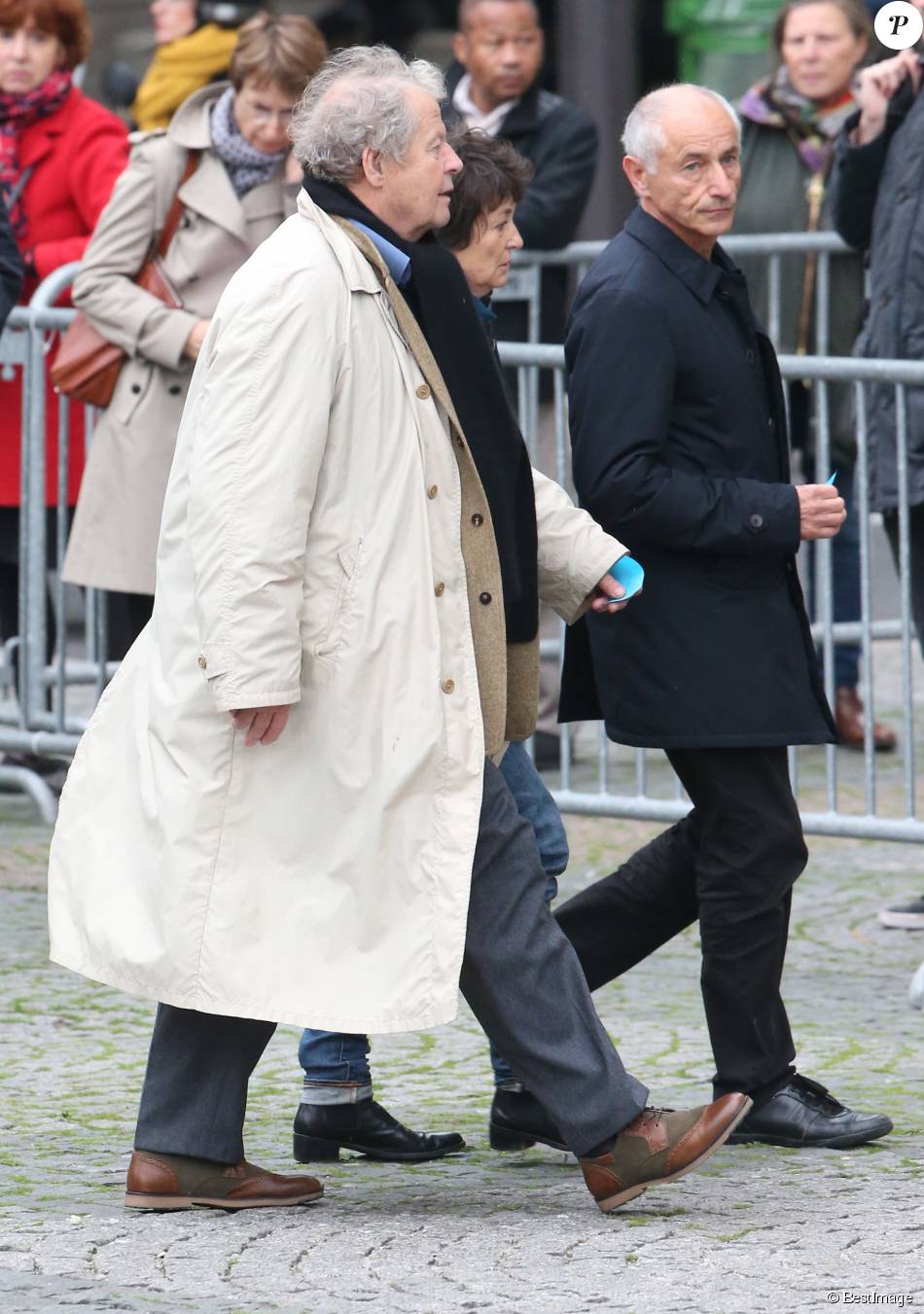 Bernard Verley et Luc Bondy à Paris le 26 octobre 2013. - Purepeople