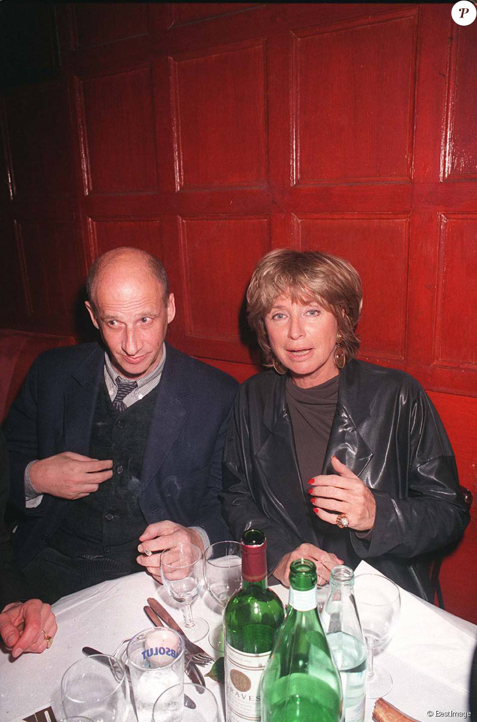Luc Bondy et Danièle Thompson en mars 1997. - Purepeople