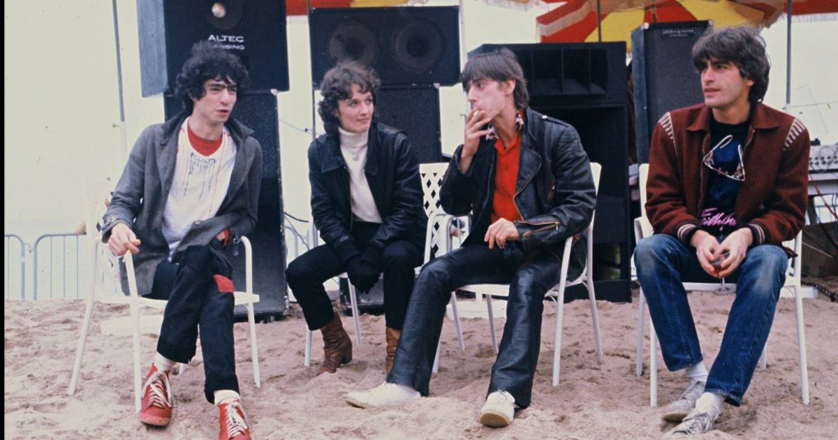 Le groupe Téléphone, composé de Jean-Louis Aubert, Louis Bertignac ...