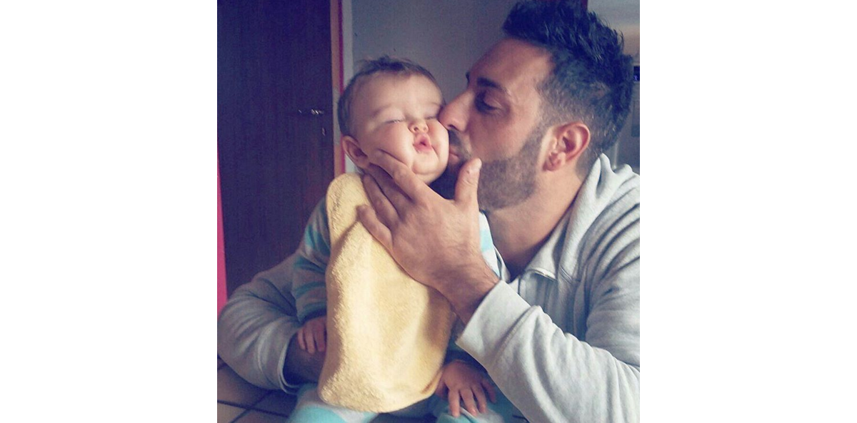 Photo : Eric, compagnon de Stéphanie Clerbois et papa de Lyam prend la ...