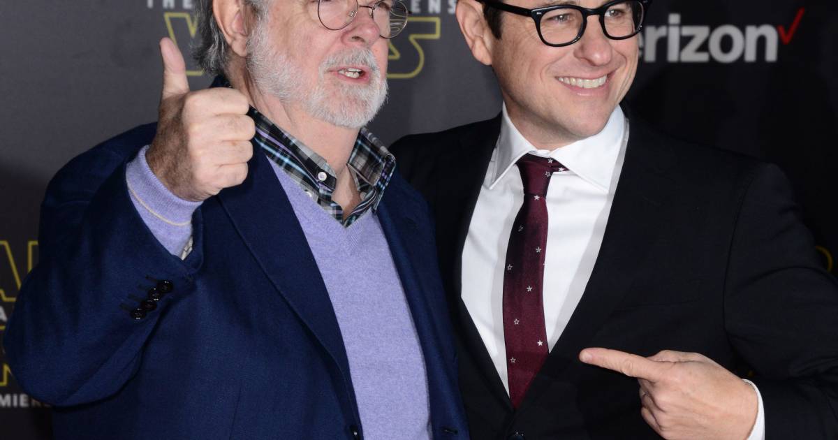 George Lucas et J.J. Abrams - Première de Star Wars : le réveil de la ...