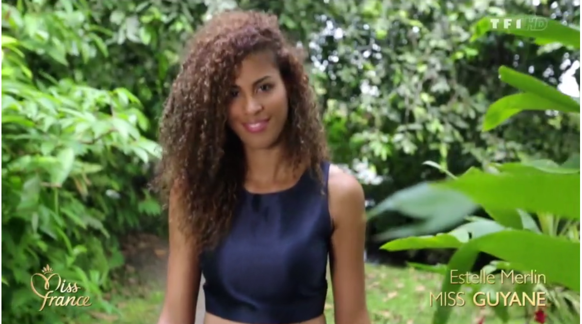 Photo : Portrait de Miss Guyane, lors de l'élection Miss France 2016 le ...