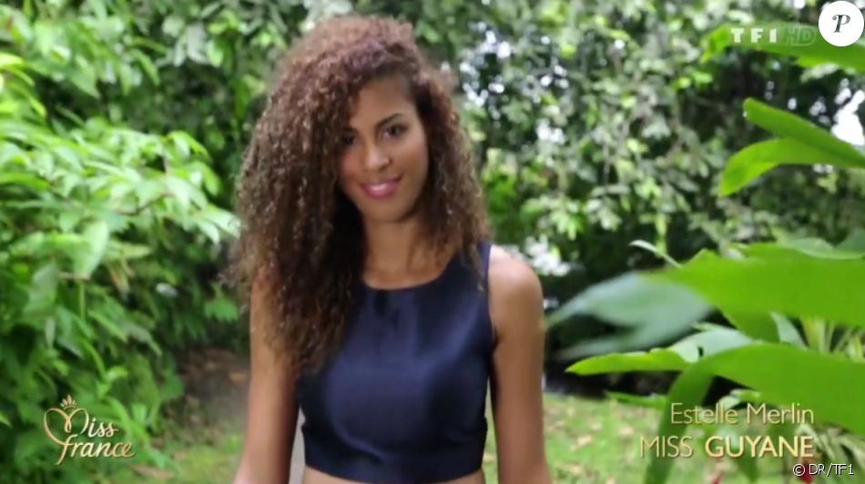 Portrait de Miss Guyane, lors de l'élection Miss France 2016 le samedi ...
