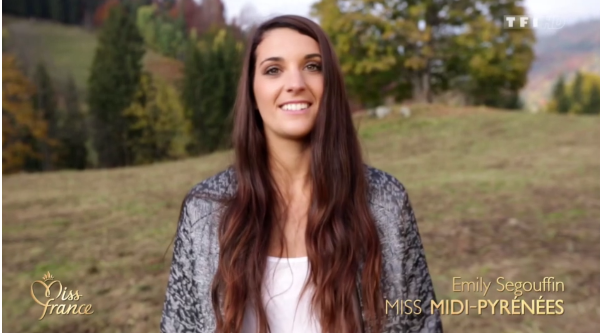 Photo : Portrait de Miss Midi-Pyrénées, lors de l'élection Miss France ...