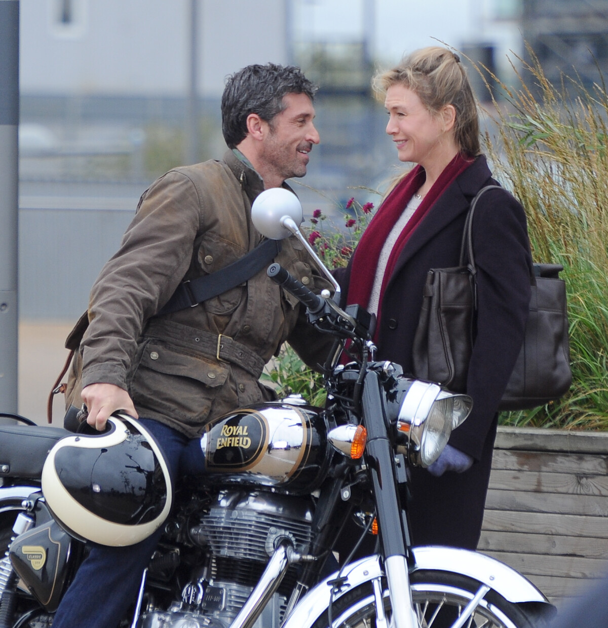 Photo : Patrick Dempsey et Renée Zellweger sur le tournage du film ...