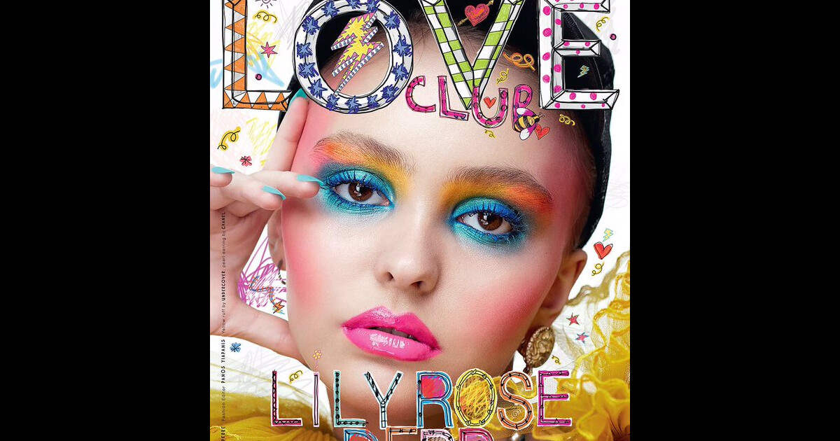 Lily-Rose Depp ultra maquillée : Une poupée pop pour "Love Magazine ...