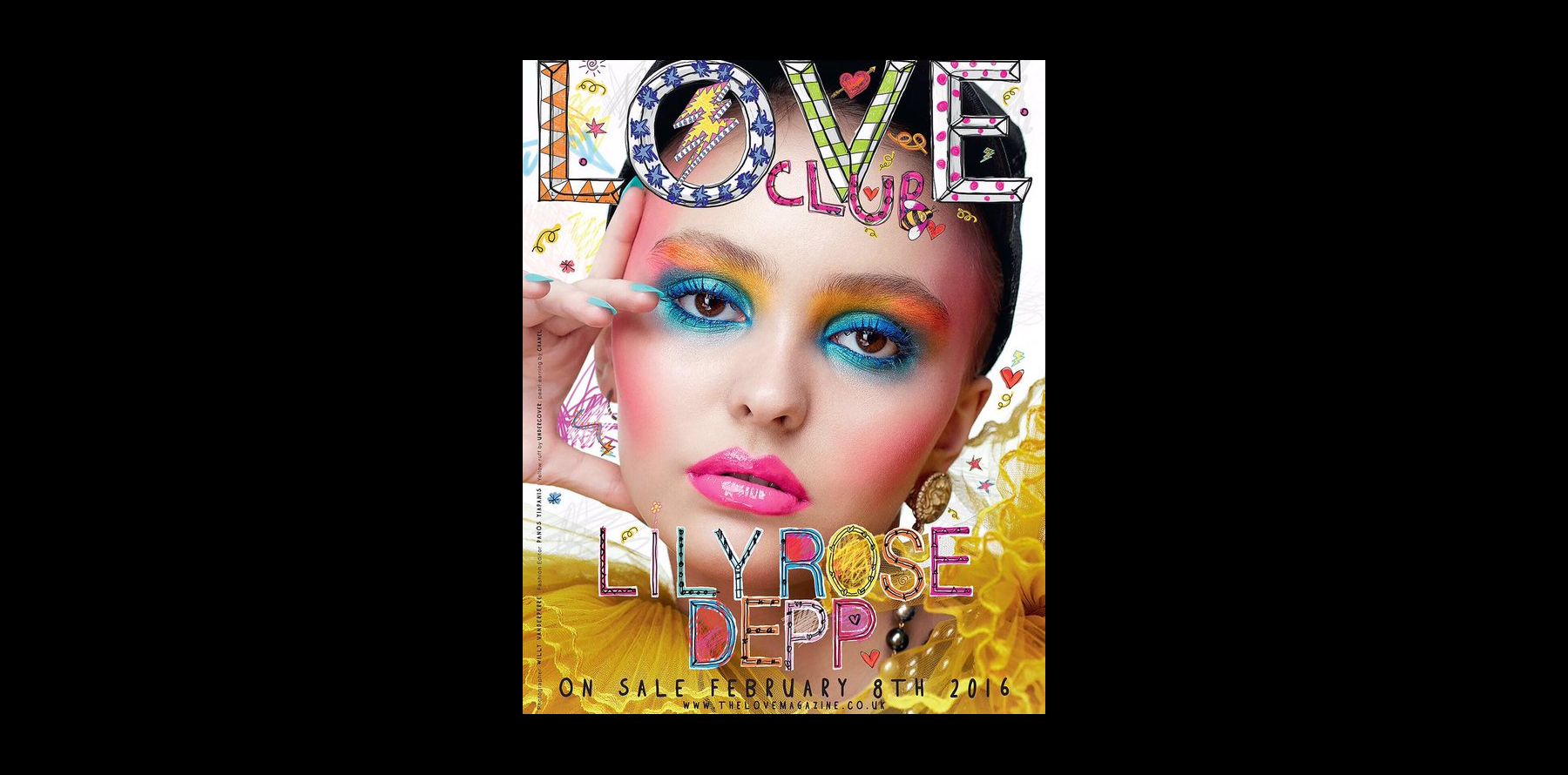 Lily-Rose Depp ultra maquillée : Une poupée pop pour "Love Magazine ...