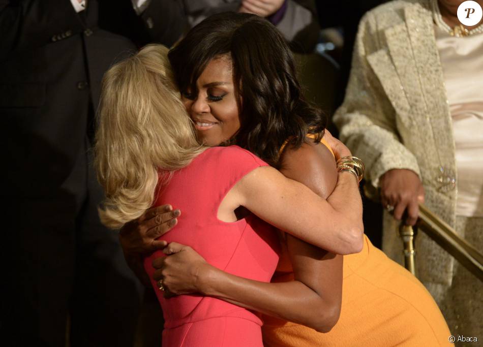 Michelle Obama - Barack Obama s'exprime au Capitole à Washington, pour ...