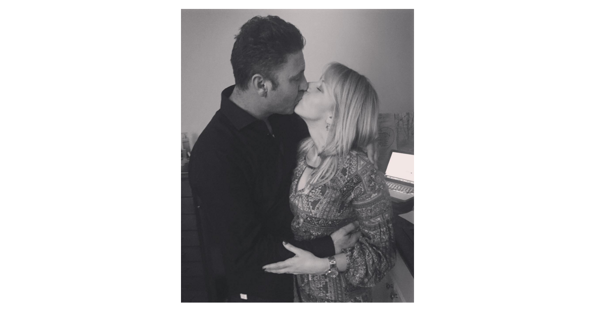 Jodie Sweetin et son fiancé Justin Hodak. Janvier 2016. - Purepeople