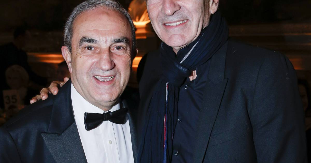 Jean Gachassin (Président de la FFT) et Raymond Domenech - Dîner de ...