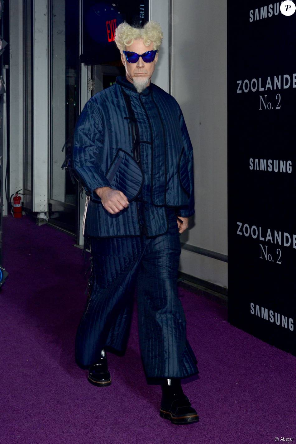 Will Ferrell défile lors de l'avant-première du film Zoolander 2 à l ...